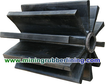 Flotation Machine Rubber Rotor , Stator , Impeller China Factory
