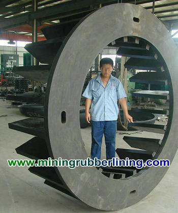 Flotation Machine Rubber Rotor , Stator , Impeller China Factory